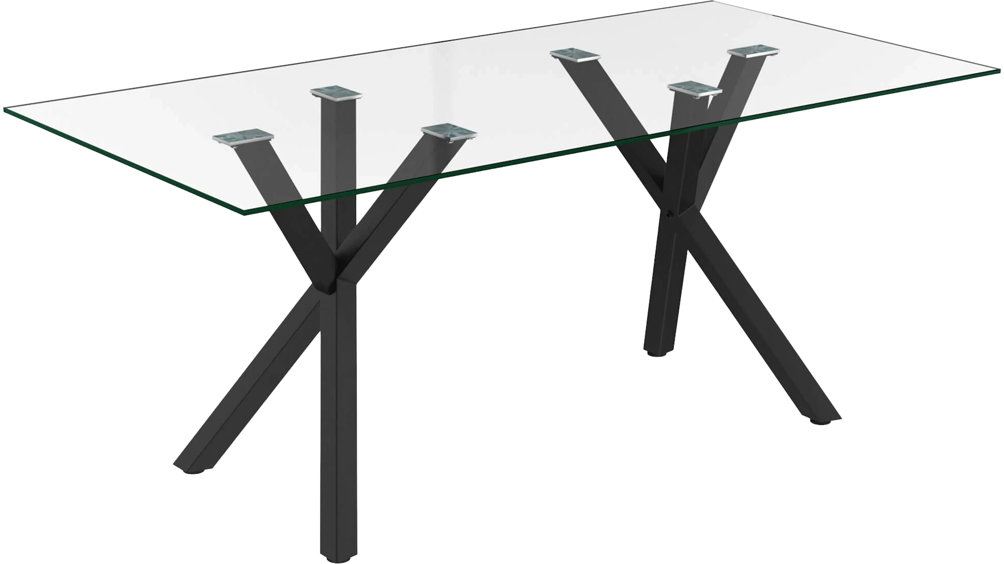 Stark Dining Table in Black - Maplefull Rentals